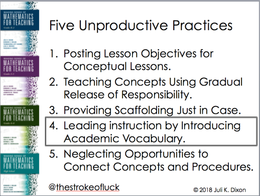 Leading Instruction by Introducing Academic Vocabulary by Juli Dixon ...